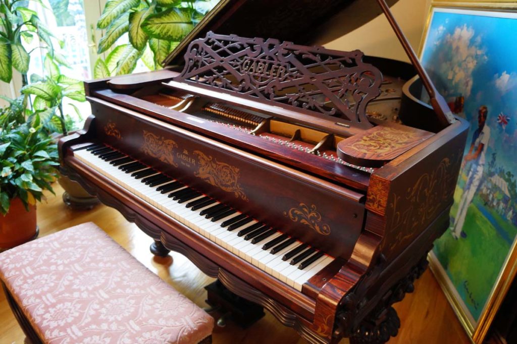 Antique Gabler, Ernest & Brother Grand Piano | Raresy art gallery
